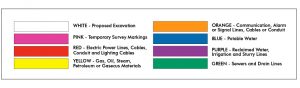 Color Codes for Utility Markouts. - ACS Underground Solutions